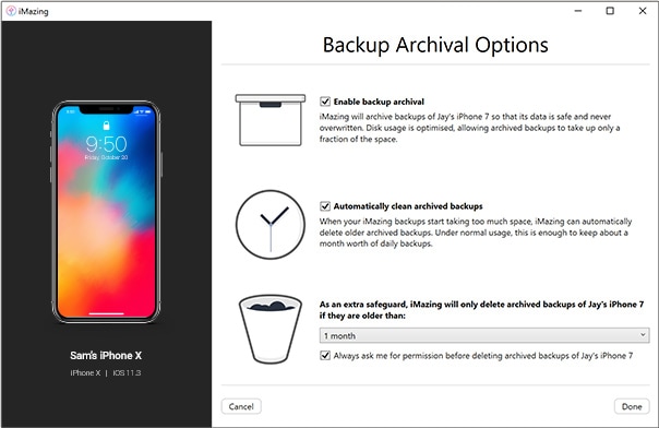 Software de respaldo de iPhone | iMazing